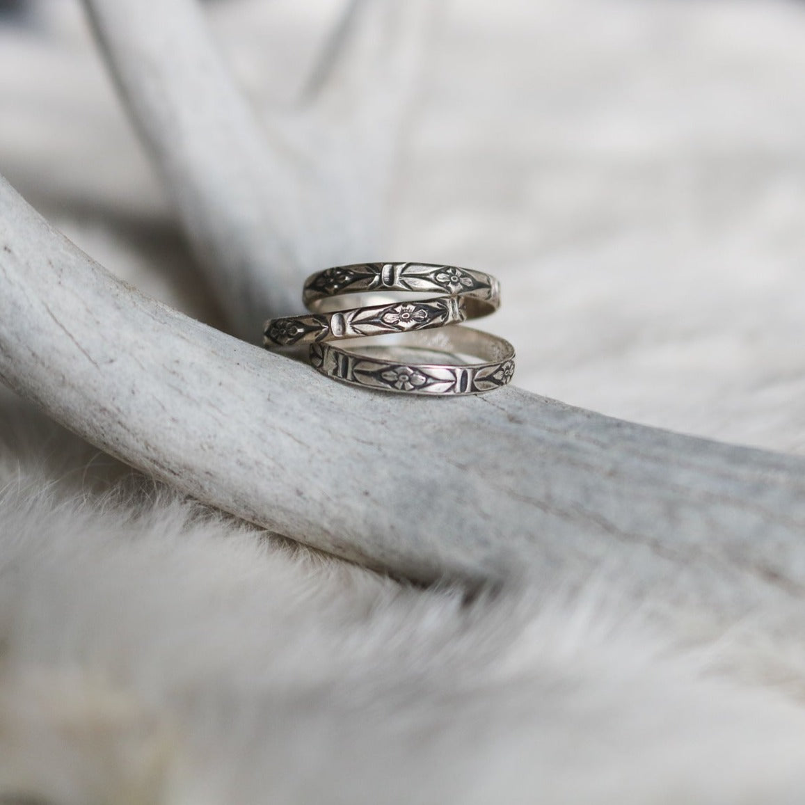Fleur Stacking Ring – Prairie Sky Jewelry Co
